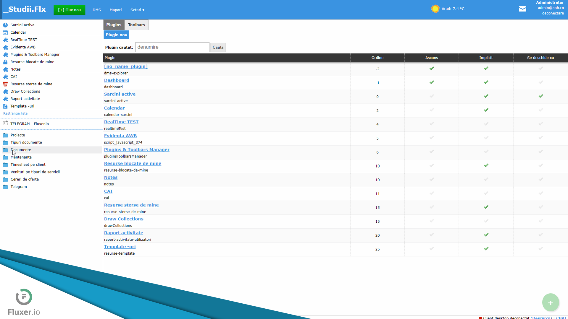 Stocarea documentelor